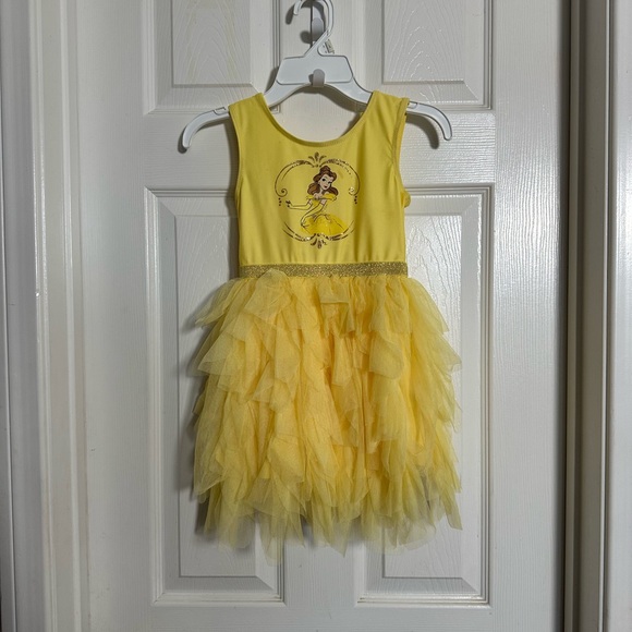 Disney | Costumes | Disney Belle Yellow Tutu Dress | Poshmark